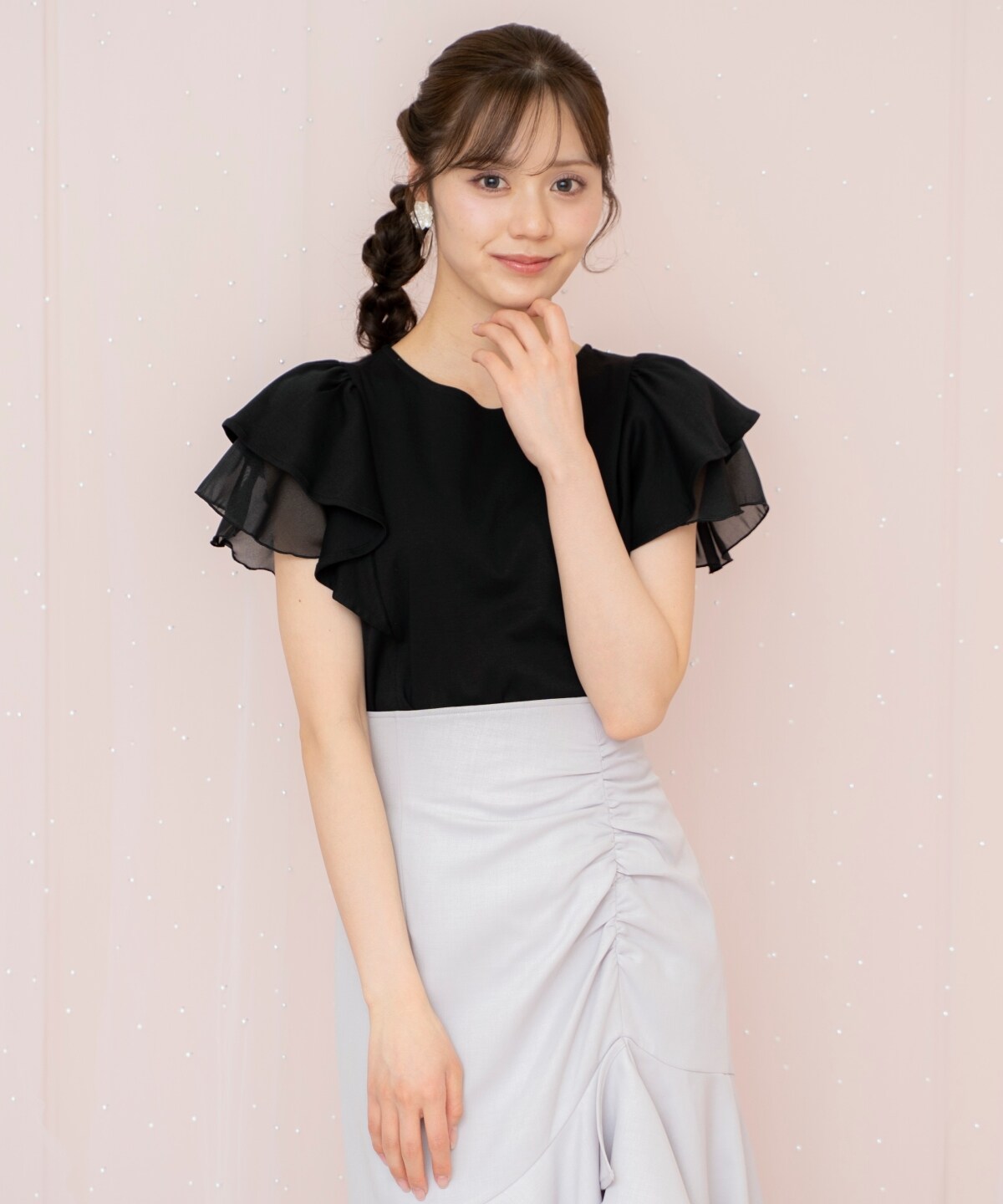 フレアスリーブTシャツ(F ブラック): WILLSELECTION｜公式オンラインショップ｜バーンデストローズ