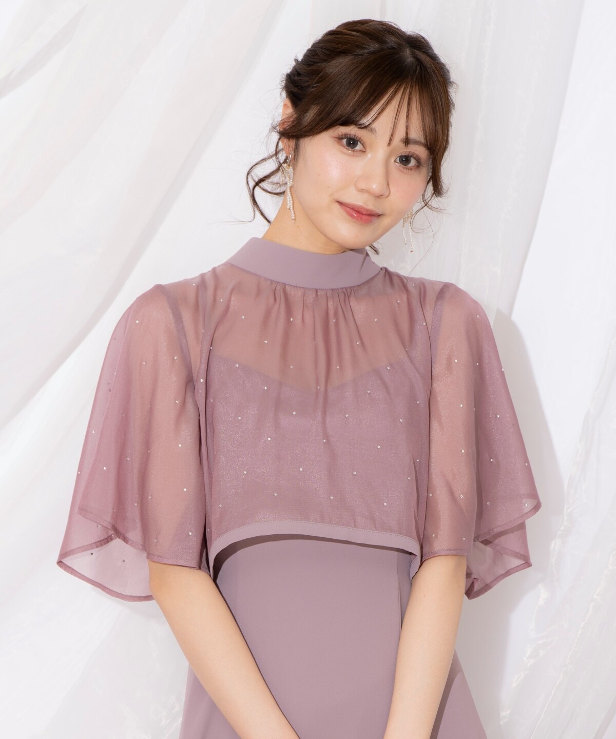 ホットフィットブラウス×マーメイドワンピース(F ピンク): WILLSELECTION｜公式オンラインショップ｜バーンデストローズ