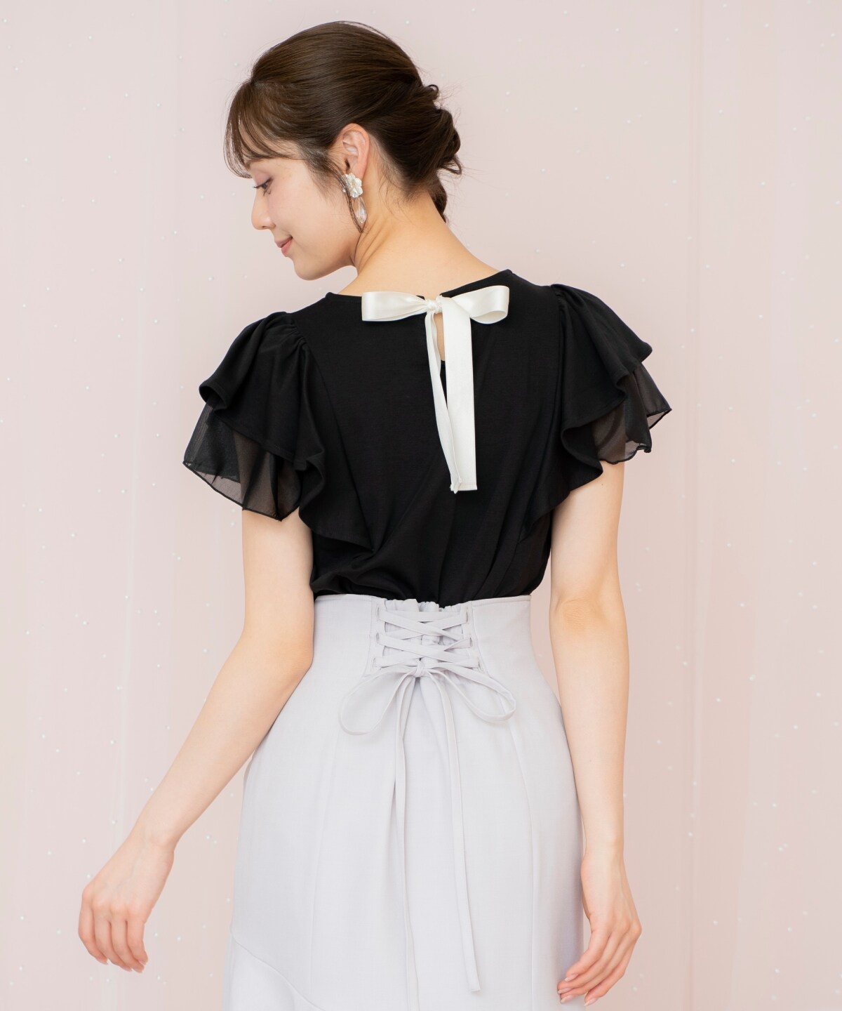 フレアスリーブTシャツ(F ブラック): WILLSELECTION｜公式オンラインショップ｜バーンデストローズ