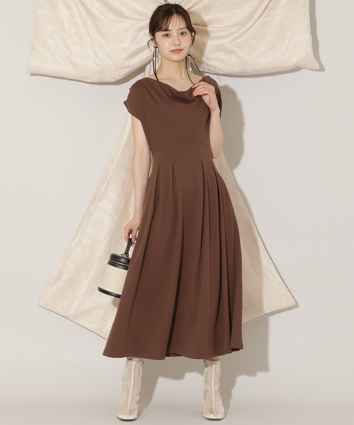 2WAYドレープカットワンピース(F ボルドー): WILLSELECTION｜公式オンラインショップ｜バーンデストローズ