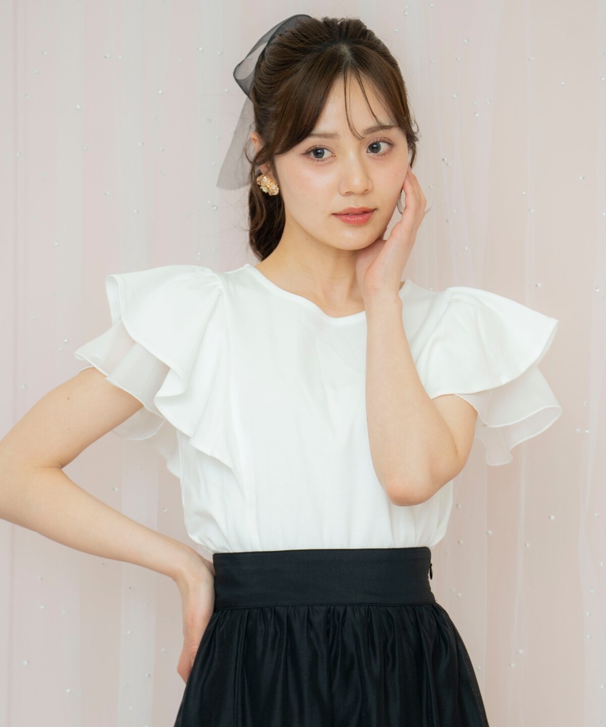 フレアスリーブTシャツ(F ブラック): WILLSELECTION｜公式オンラインショップ｜バーンデストローズ