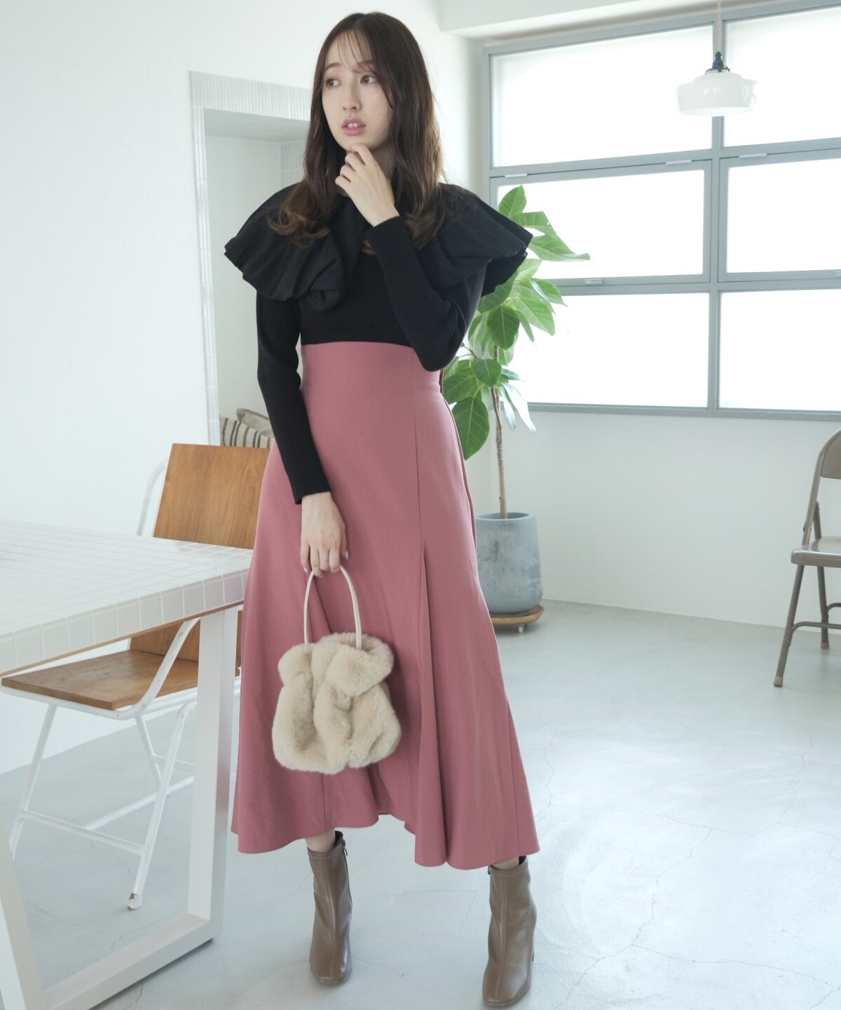 バックリボンスカート(M ピンク): WILLSELECTION｜公式オンラインショップ｜バーンデストローズ